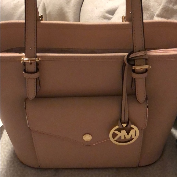 Michael Kors | Bags | Michael Kors Pink Tote | Poshmark
